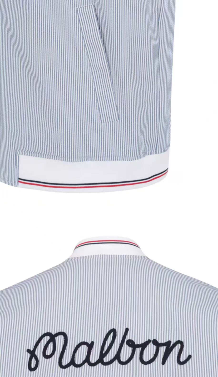 Malbon Golf Men’s Signature Color-Block Stripe Jacket – OZ Golf Warehouse